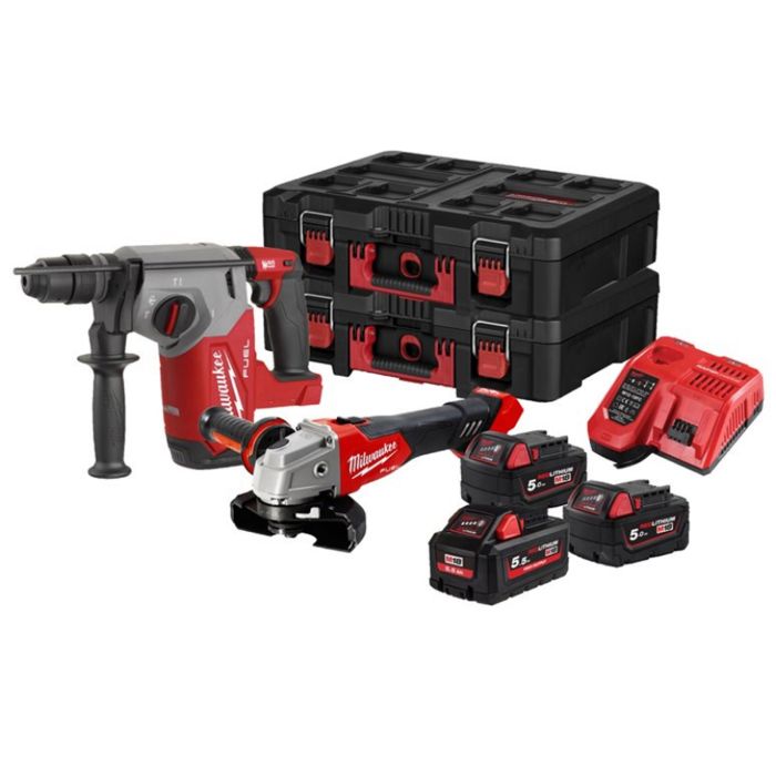 Set 2 scule electrice M18 FPP2AY-553P Milwaukee - SculeSiEchipamente.ro