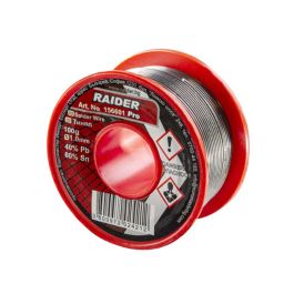Fludor 1.0 mm 100 g 60%SN 40%PB PRO 156601 Raider - SculeSiEchipamente.ro