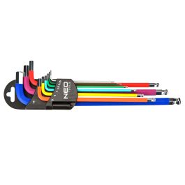 Trusa imbus (hexagonale) 1.5-10 mm cu bila 09-512 Neo Tools ...